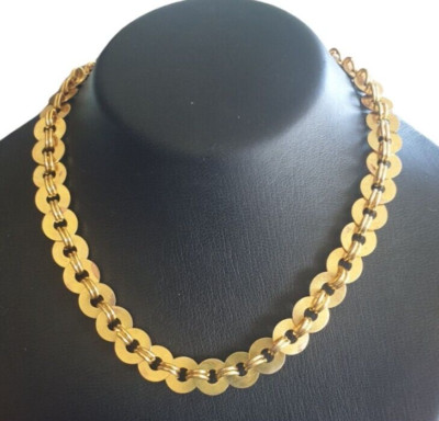 Men's Brass Surfer Tradie Choker Chain Necklace Bohemian Vintage Retro ...