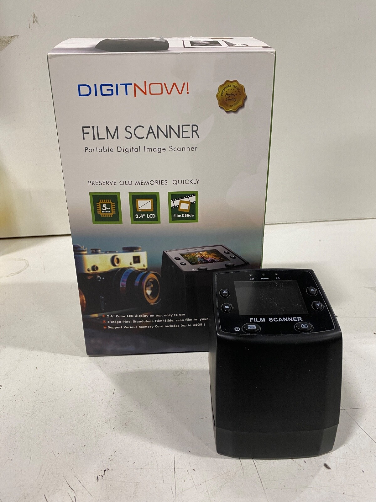 Digitnow Black Digiscan Portable 2.4 in LCD Digital Film And Slide ...