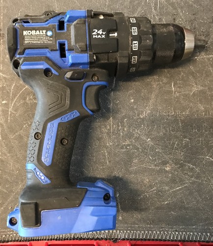 Kobalt KXHD 124B-03 Brushless 1/2" Drill Driver 24V Li Ion - Tool Only ...