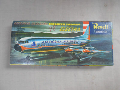 Revell American Airlines Lockheed Electra From 1957 Parts Kit 1/115 | eBay