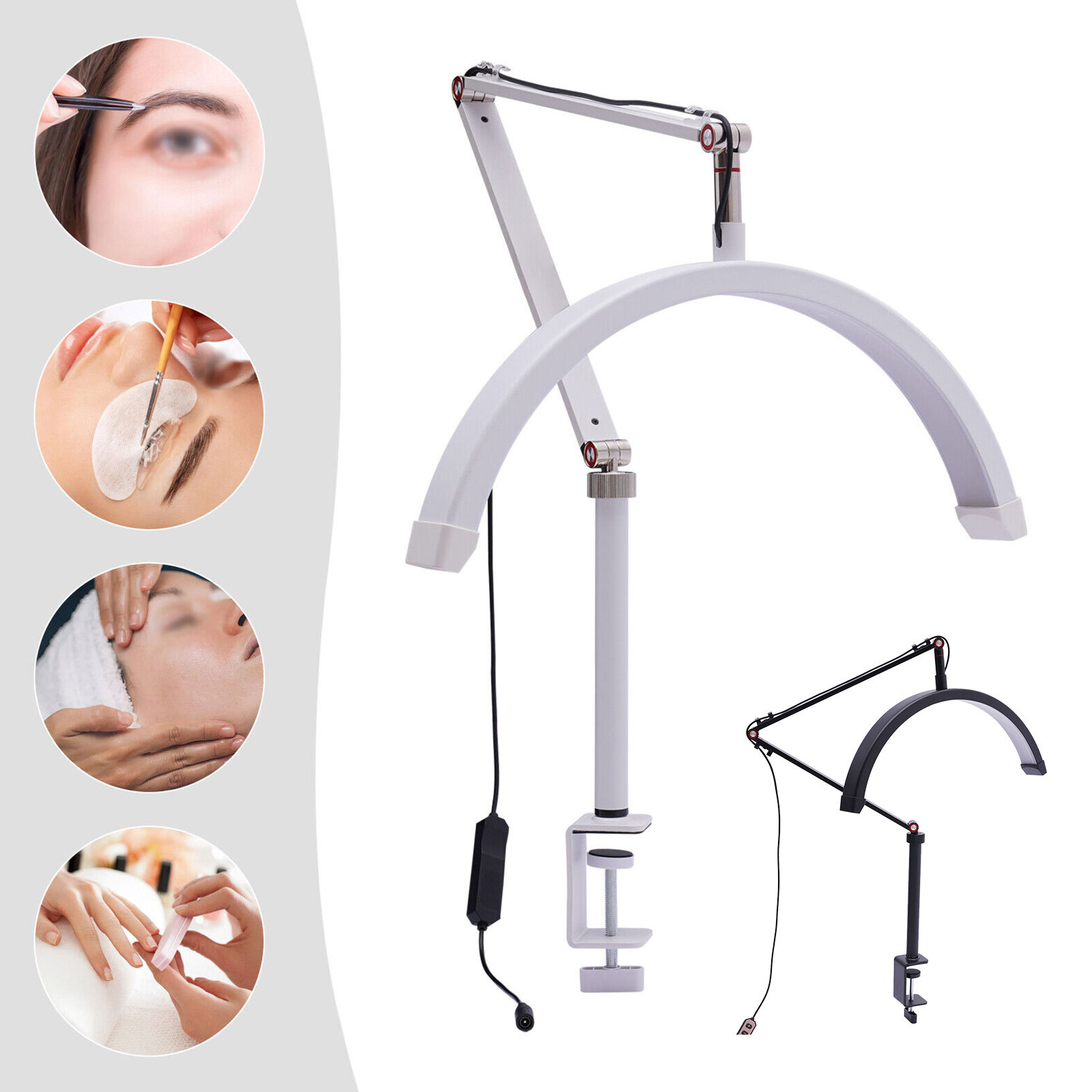 Eyelash LED Floor Light ,Half Moon Lamp for Lash Extension for Beauty ...