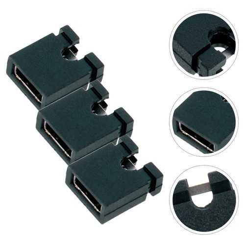 100 Pcs Jumper Cap Electrical Shorting Caps Black Pin Connectors | eBay