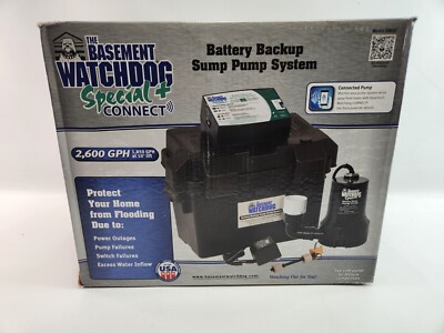 Basement Watchdog BWSP Special Connect Battery Backup Sump Pump System ...