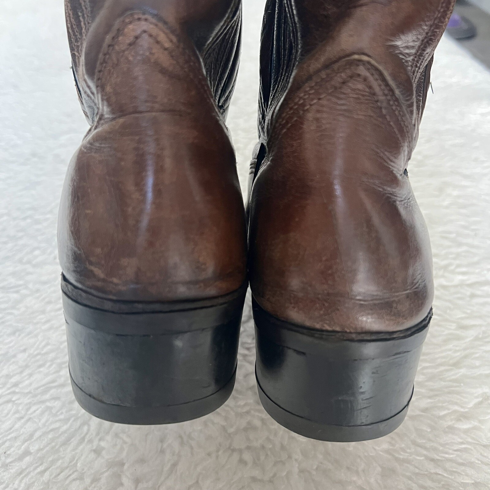 Texas Imperial Texas Boot Co Vintage Brown Leather We… - Gem