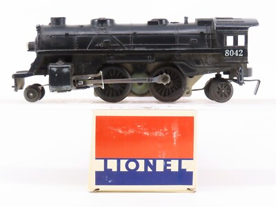 O Gauge 3-Rail Lionel Unlettered 2-4-2 Steam Locomotive #8042 Does Not ...