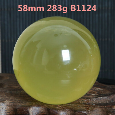 B1124-58mm-283g Perfect best colour !natural lemon yellow quartz ...
