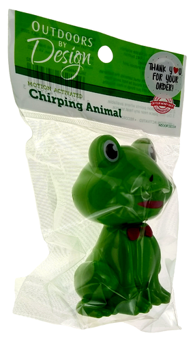 Frog Chirping Animal Indoor Decor Mini Motion Activated Sounds Plastic ...