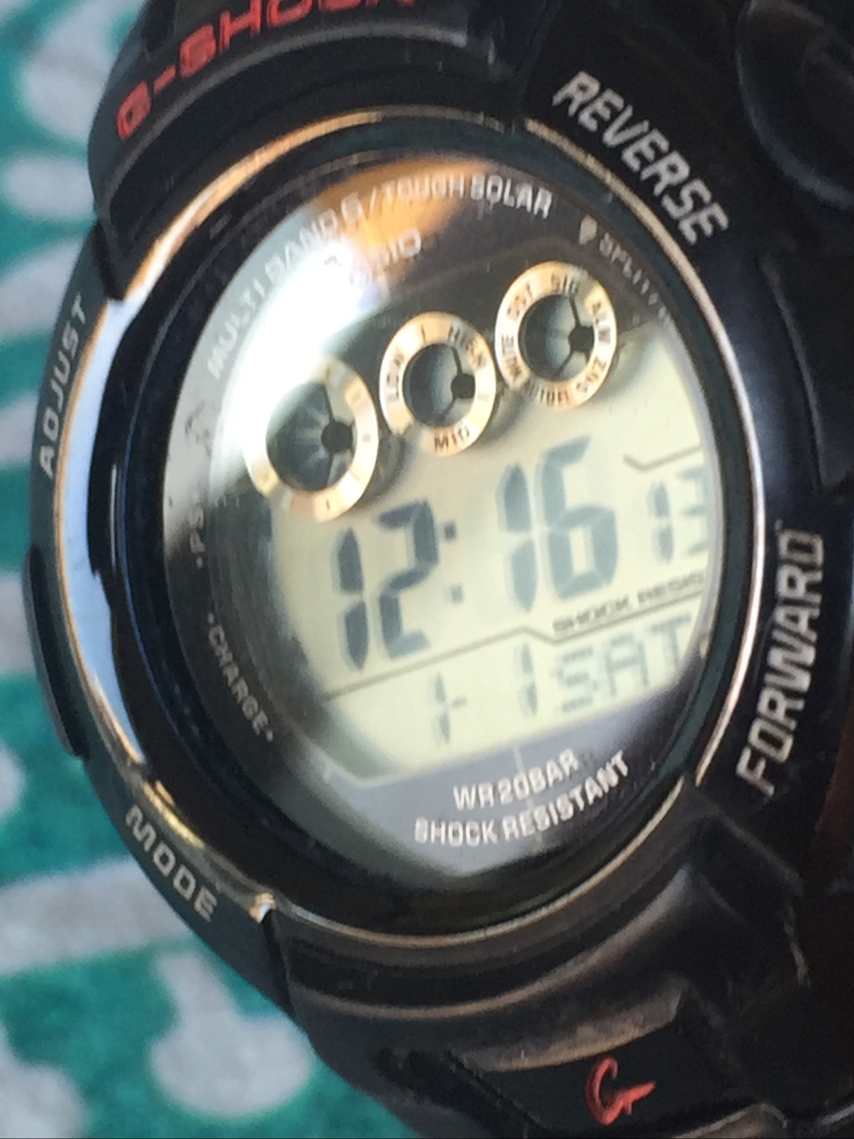 Casio Tough Solar G-shock Gw-m530a 3405 Men's 46mm Watch Atomic/radio ...