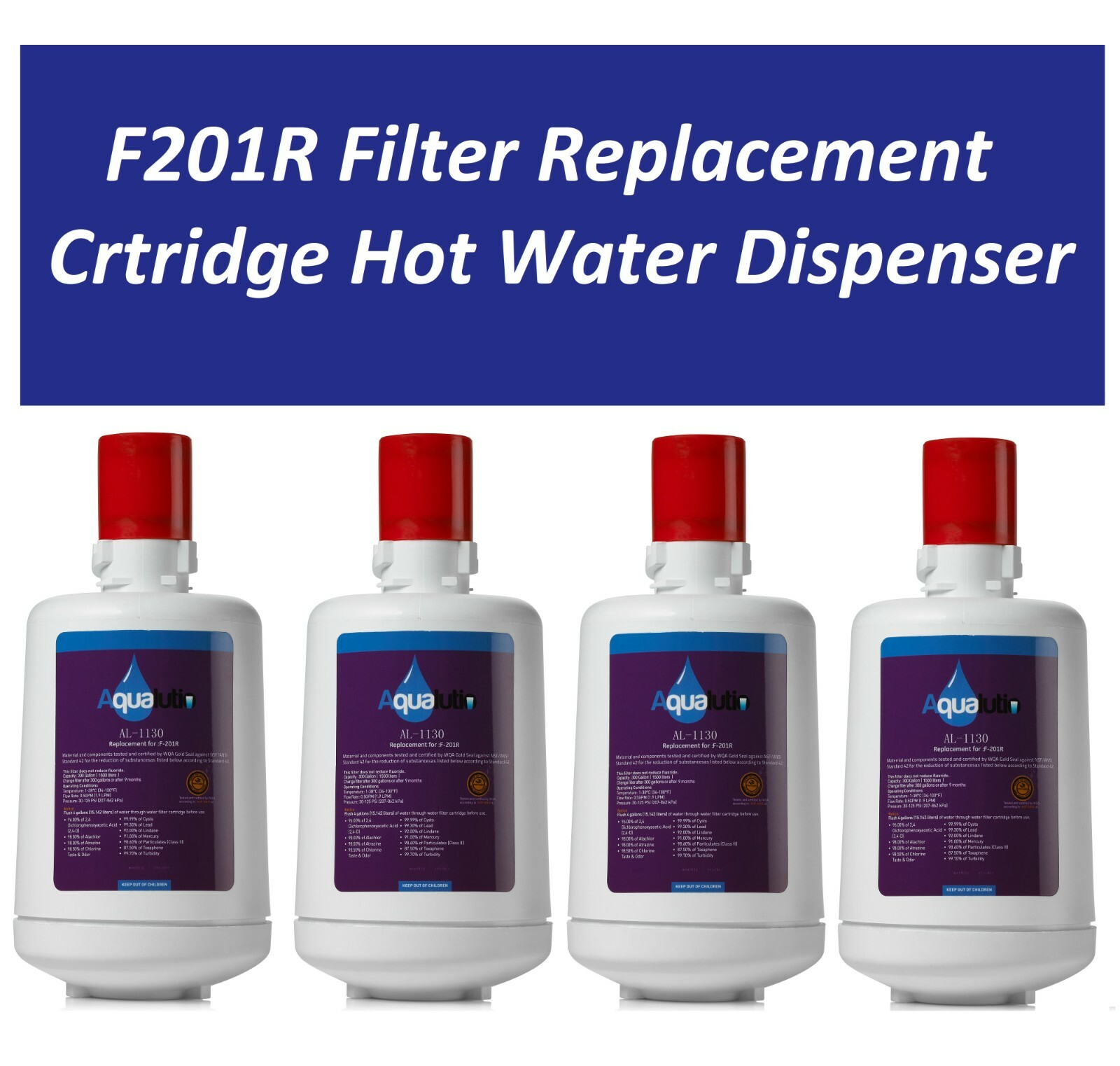 F-201R Filter Cartridge, Compatible with Insinkerator Water Filter ...