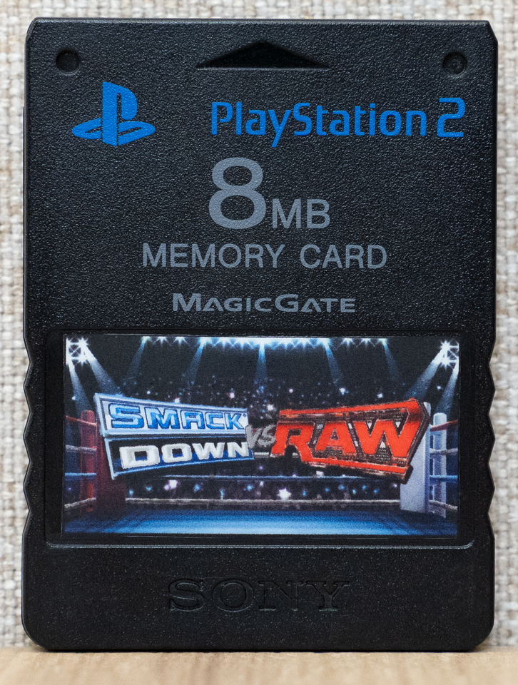 SmackDown! vs. Raw PS2 | MEMORY CARD SAVES | WWE WWF Wrestling Cheats ...