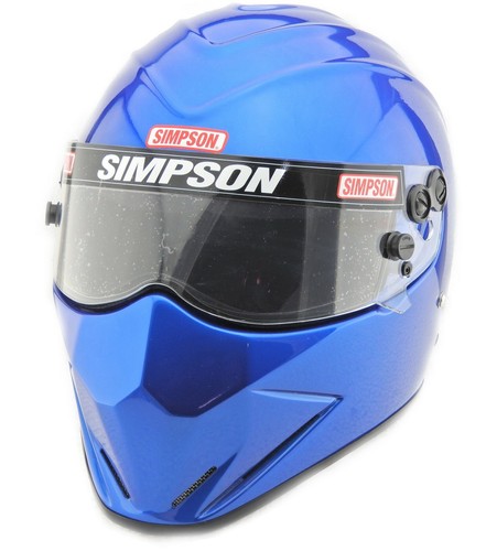 Simpson Diamondback Helmet Blue Snell Sa2020 M6 Msa Hans Stig car ...