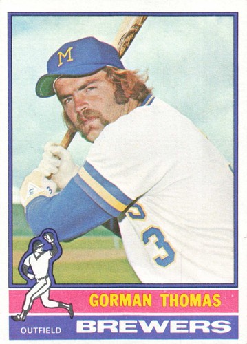 Gorman Thomas Milwaukee Brewers 1976 Topps Baseball Card #139 | eBay