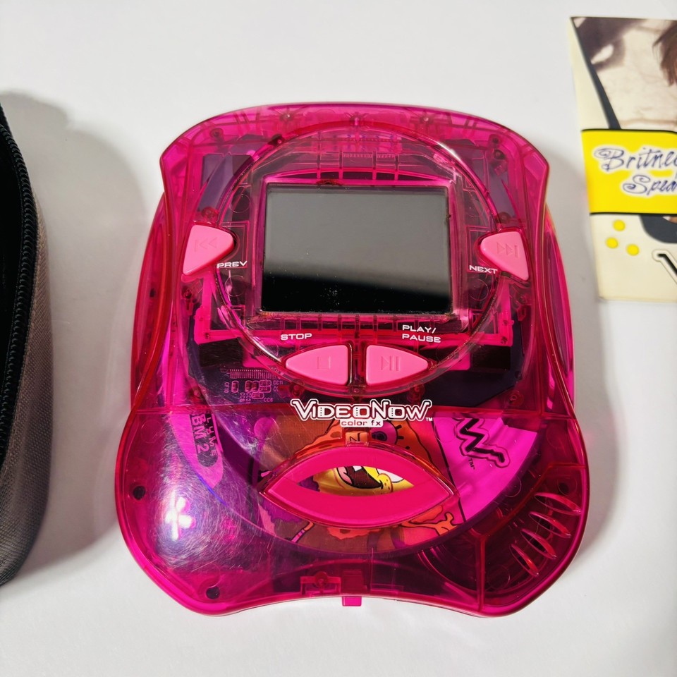 Vintage Video Now Color FX Personal Video Hasbro Pink With Video Discs ...
