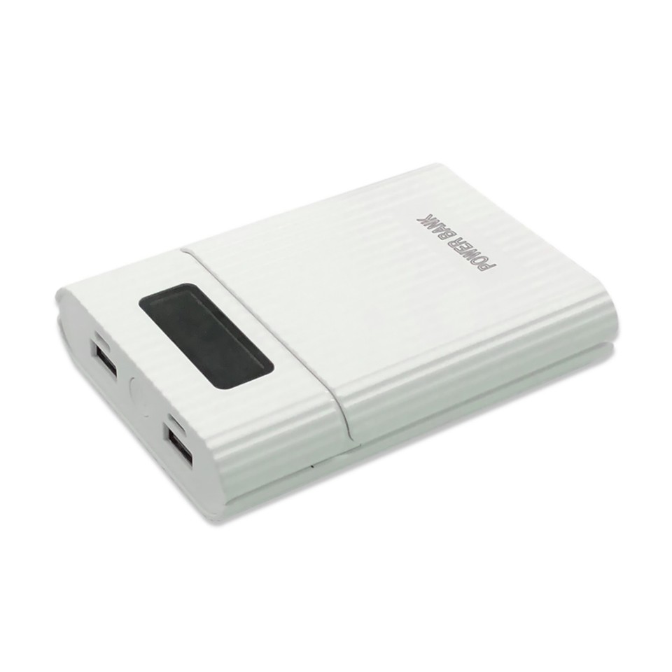 DIY Power Bank Case Portable 18650 Battery Charger Storage Box Digital ...