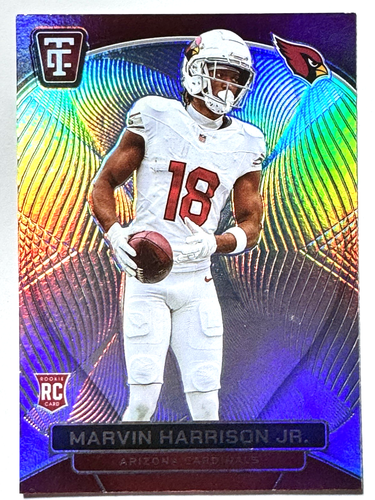 ROOKIE CARD MARVIN HARRISON JR Cardinals 2024 Panini Totally Certified ...