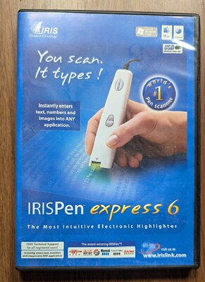 IRIS PEN EXPRESS 6 - ELECTRONIC HIGHLIGHTER - MINT CONDITION & NEVER ...