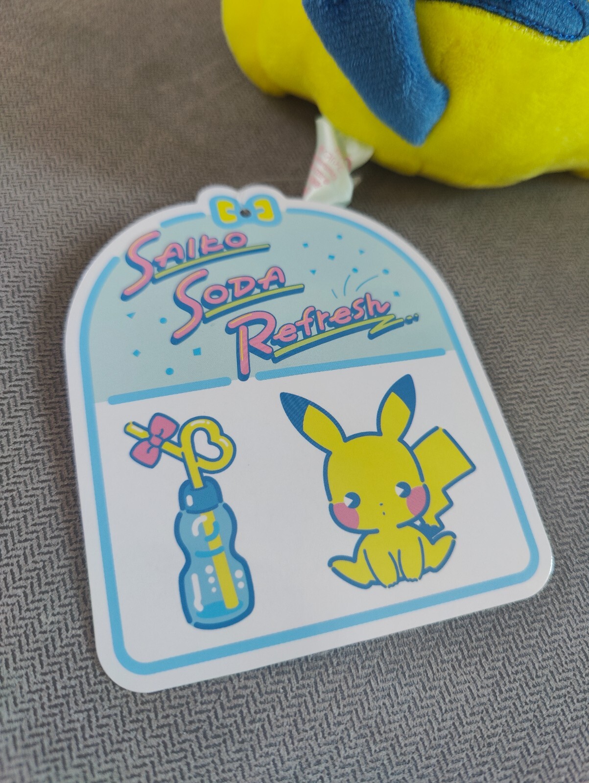 Pokemon Center 2023 SAIKO SODA Refresh Plush: Pikachu 6 inches | eBay