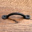Door drawer handle 7 Inch Square D Black VintageTraditional cast iron ...