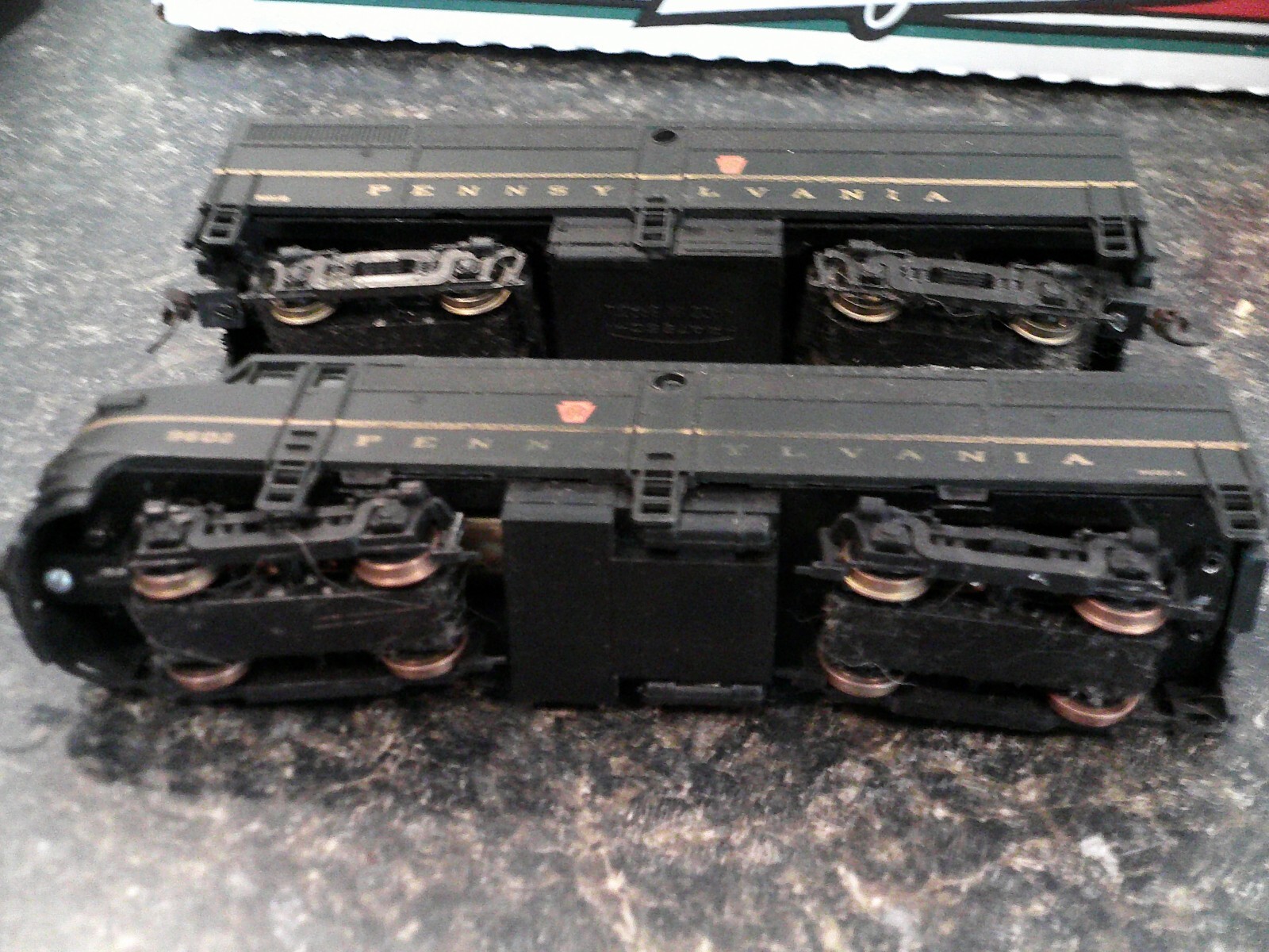 Vintage HO Scale Frateschi Powered Pennsylvania and Dummy B Unit ...