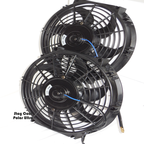 1970-1981 International Scout II Radiator Fans,Set of Two 10" Electric ...