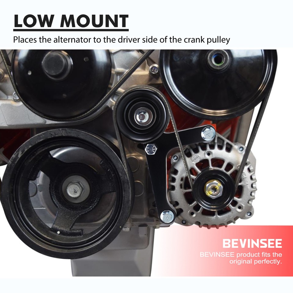 LS Truck Low Mount Alternator Bracket Brace And Pulley Spacing | China | 1 Year
