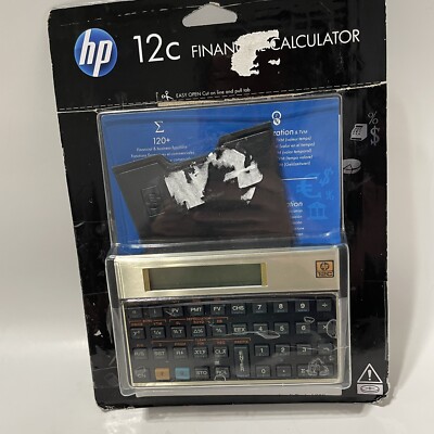 Hewlett Packard HP 12C Financial Calculator Banking,Financing ...