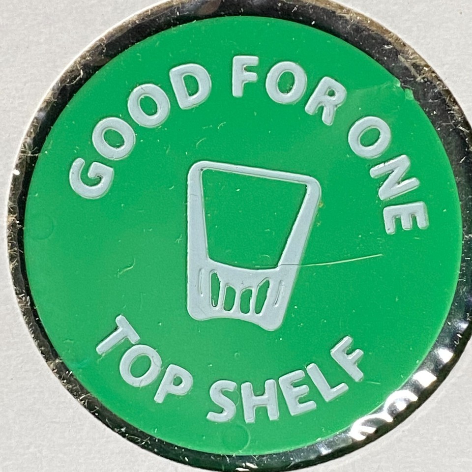 California, PA JFK / Gill Post 377 Plastic Drink Token G/F "One Top ...