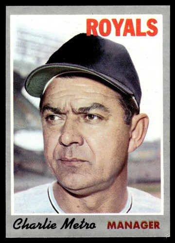 1970 Topps Charlie Metro Kansas City Royals #16 | eBay