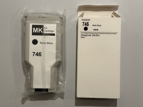 MK DesignJet Z6/Z9+ 746 Matte Black Ink Cartridge 300ml - SEALED - Free ...