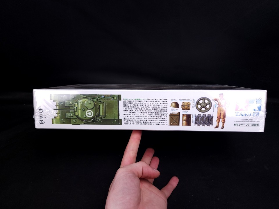 Tamiya 35190 1/35 U.S Medium Tank M4 Sherman Early Production Scale ...