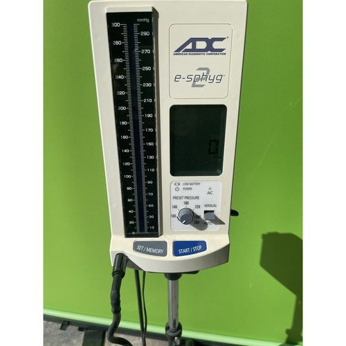 ADC 9002 DIAGNOSTIX E-Sphyg 2 Digital Sphygmomanometer W/ CART, Cuff ...