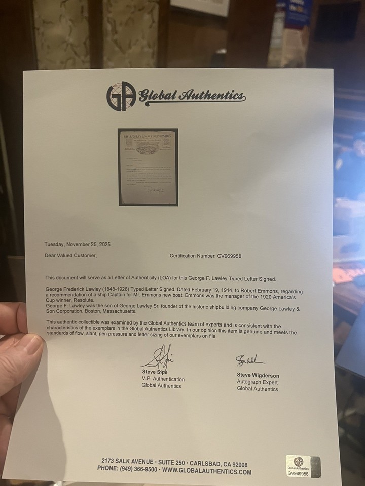 1919 Personal Recommendation America's Cup Yacht Resolute Tender's ...