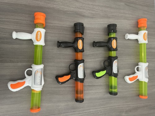 4 Sport Brand Blast Popper Air Powered Plastic Kids Pump Gun Soft Round ...