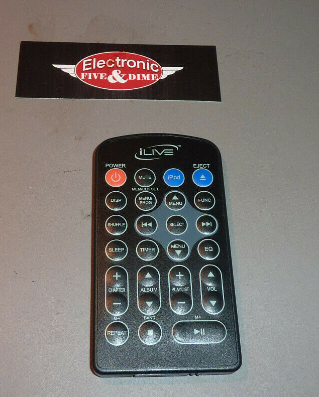 ILIVE REM-IBCD3817DT IBCD3817DT IB318B BLACK REMOTE CONTROL | eBay