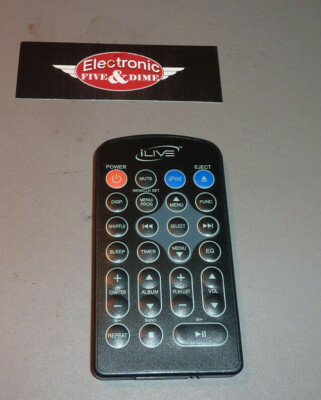 ILIVE REM-IBCD3817DT IBCD3817DT IB318B BLACK REMOTE CONTROL | eBay