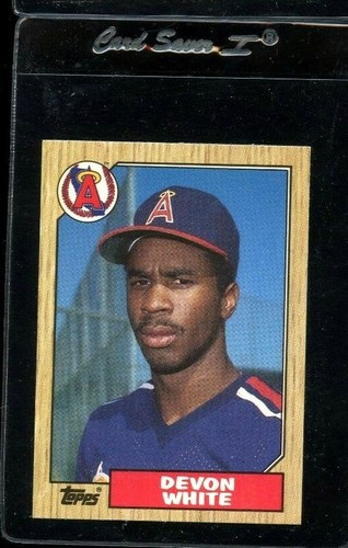1987 TOPPS TIFFANY #139 DEVON WHITE ROOKIE RC CALIFORNIA ANGELS | eBay