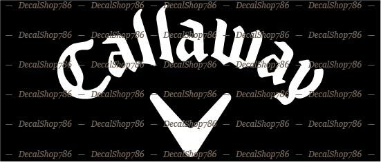 Callaway Golf - Outdoor Sports - Vinyl Die-Cut Peel N' Stick Decals ...