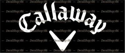 Callaway Golf - Outdoor Sports - Vinyl Die-Cut Peel N' Stick Decals ...