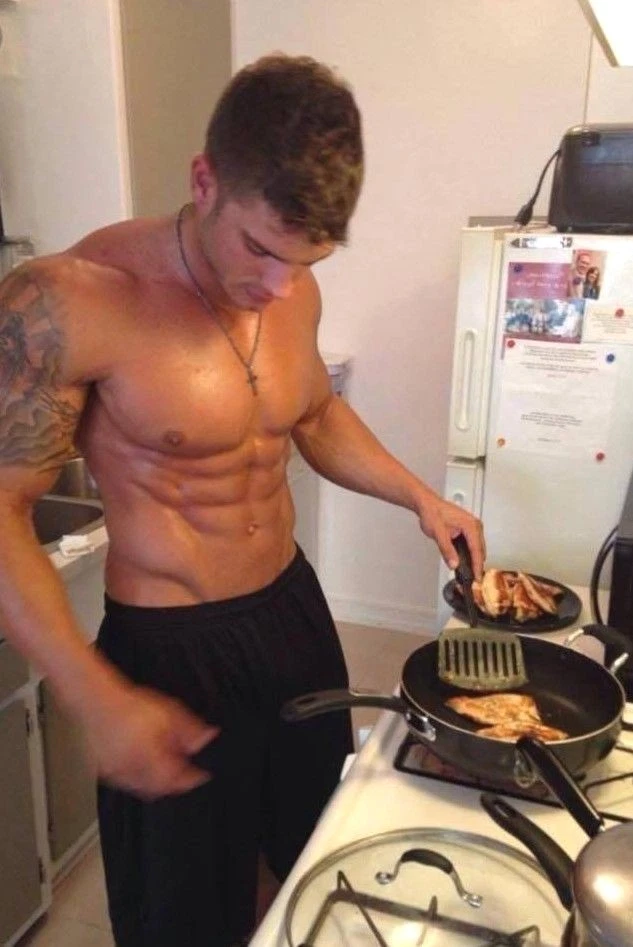 Hot Boy Cooking