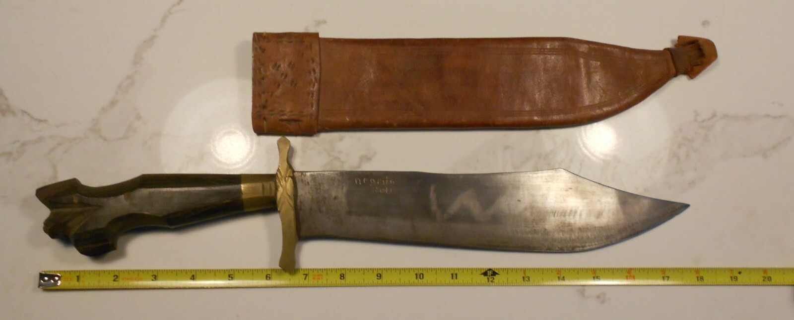 Philippines WWII Carbon Steel Filipino Bowie Negrito Bolo WW2 Antique ...