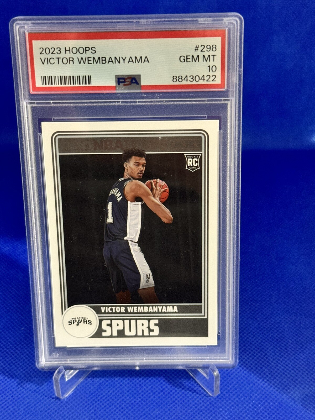 2023 Victor Wembanyama ROOKIE NBA Hoops #298 PSA 10 PERFECT/RARE WEMBY ...