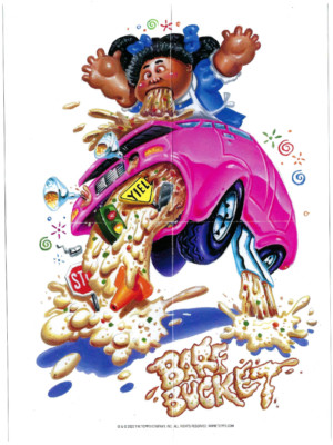 Valerie Vomit Barf Bucket Garbage Pail Kids Krashers 5x7 Poster Barfin ...