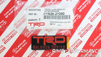 Toyota Scion TRD Release Series Metal Emblem Logo PTR26-21090 | eBay