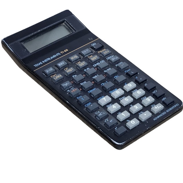 Vintage 1980s Texas Instruments Ti-60 Advanced Scientific Calculator ...