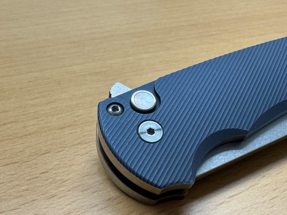 Protech Malibu TITANIUM 2-Tone Factory Custom Matte Blue/Bronze MOP ...