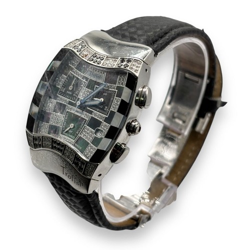 Trofish Chronograph Square Quartz Watch Black Dial Working Comfirmed ...