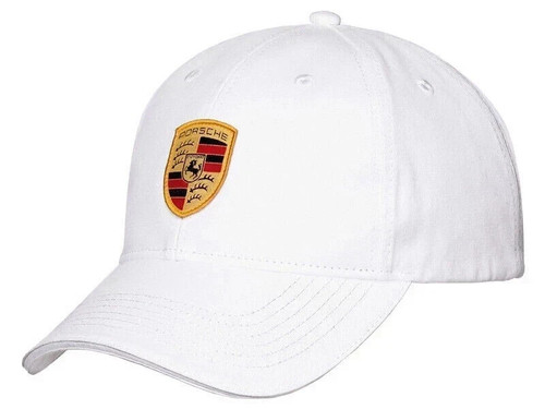 PORSCHE CLASSIC BASEBALL CAP DRIVER'S SELECTION COLOR CREST WHITE HAT ...