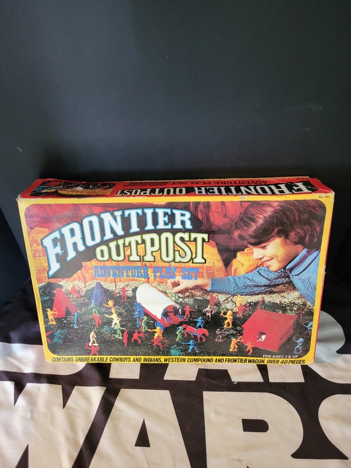 Frontier Outpost Adventure Playset 1970s HG TOYS Vintage COMPLETE w Box ...