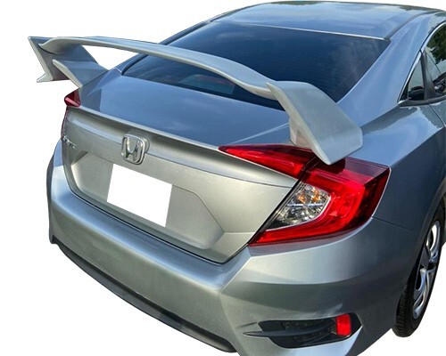 2016-2021 Unpainted 4DR Custom "TYPE R" Style Spoiler For Honda Civic ...