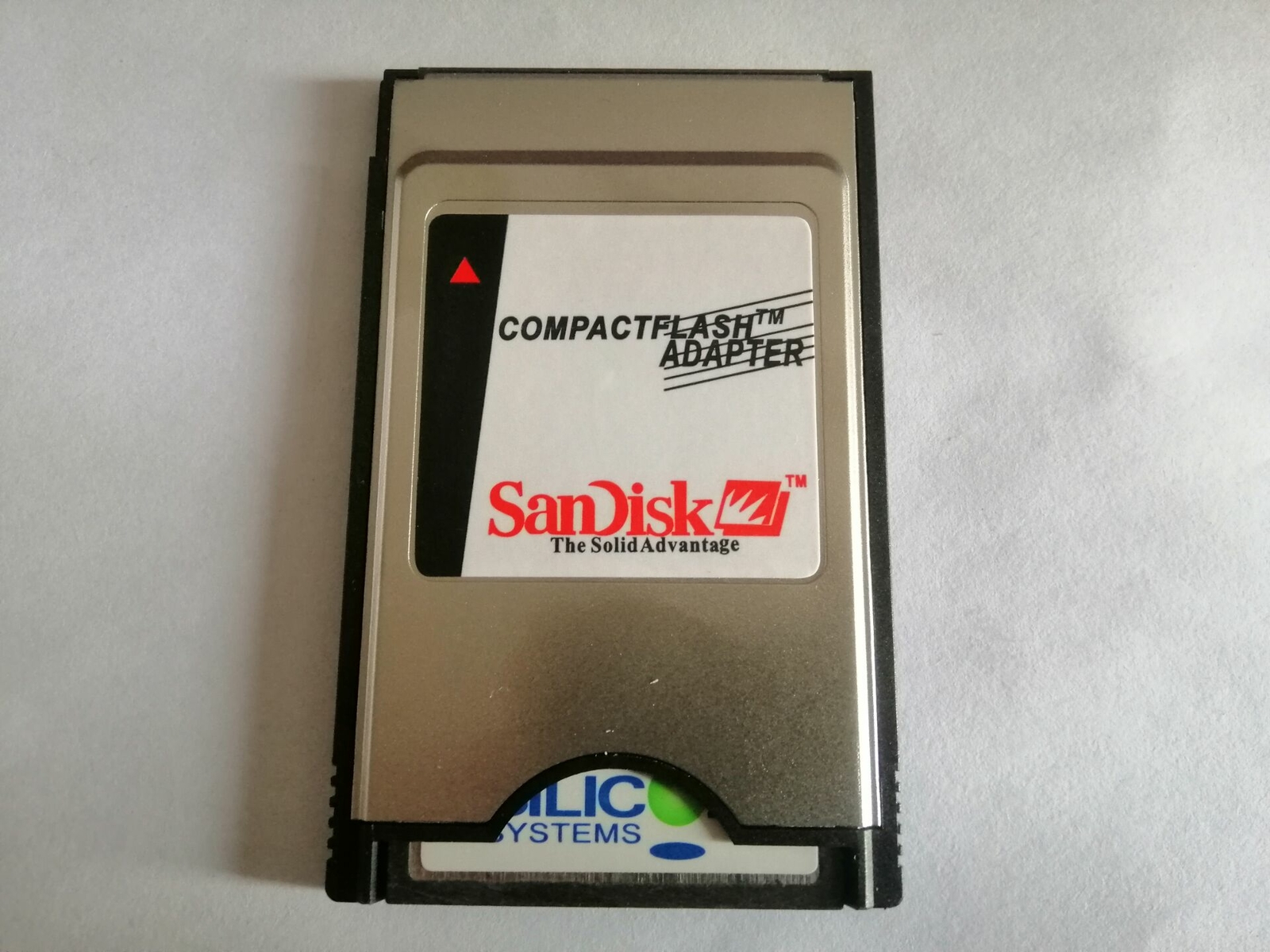 SiliconDrive 128MB CF with Compact Flash Card adapter PC PCMCIA Card | eBay